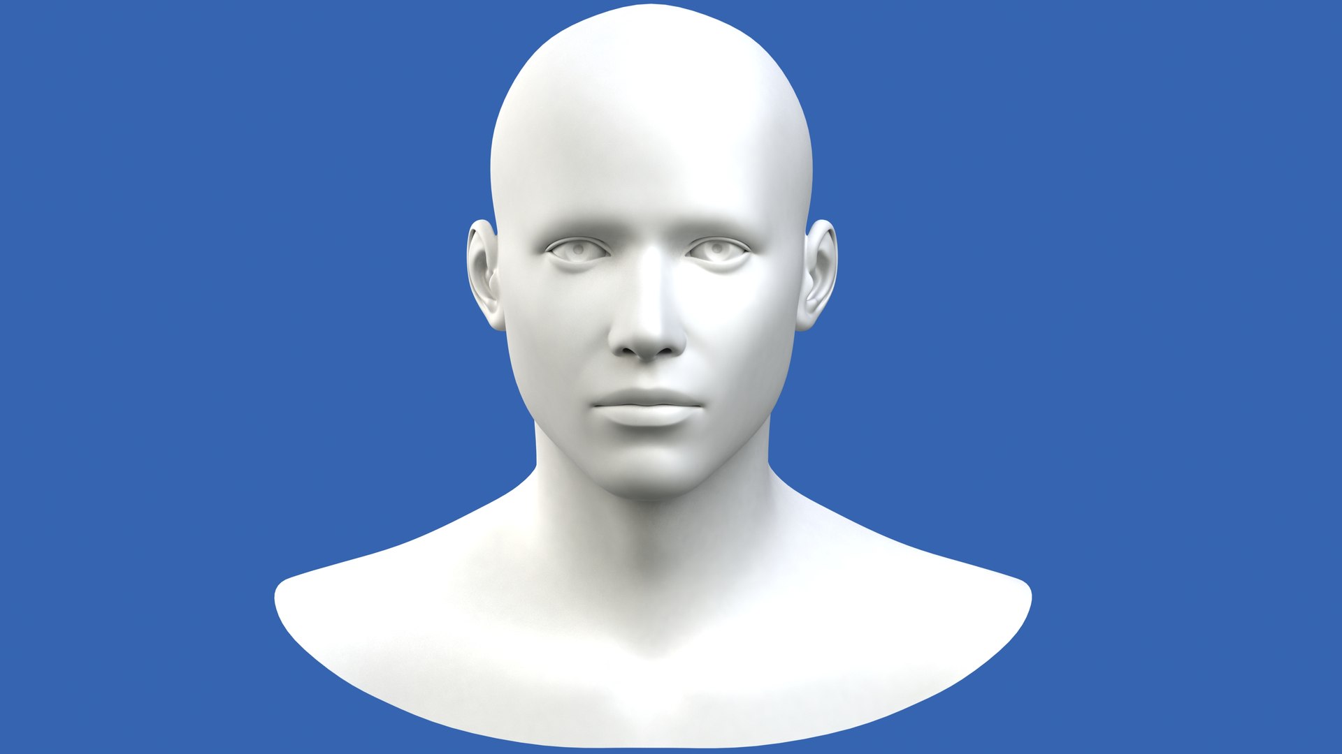 Realistic Man Head Model 3D Model - TurboSquid 1951102