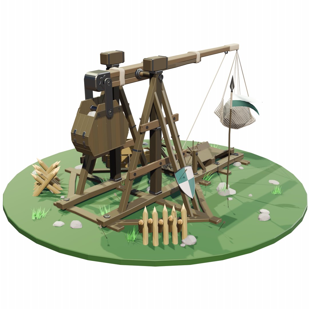 3D Medieval Trebuchet - TurboSquid 1558323