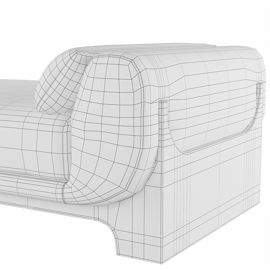 3D Beaufort Boucle Sheba Daybed Model - TurboSquid 2150905