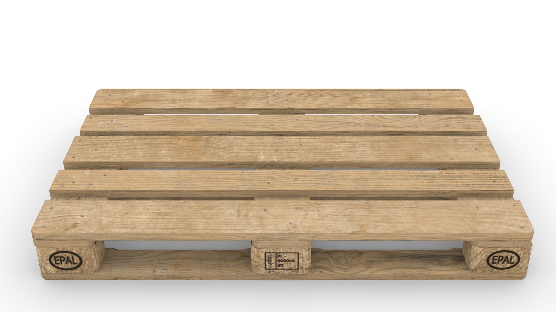 EPAL Pallet 3D Model - TurboSquid 2132788