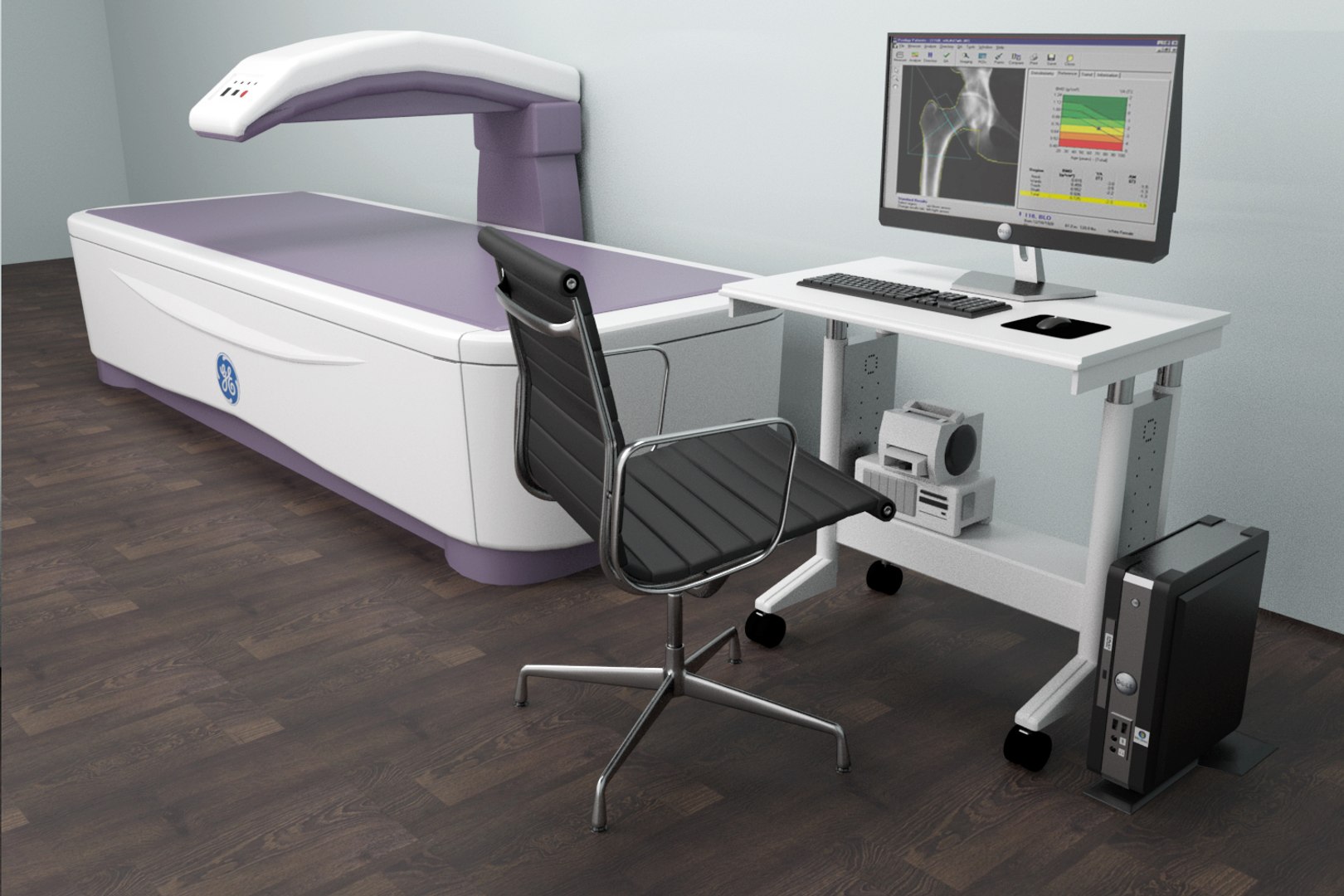 Bone Density Scanner 3D Model - TurboSquid 1344978