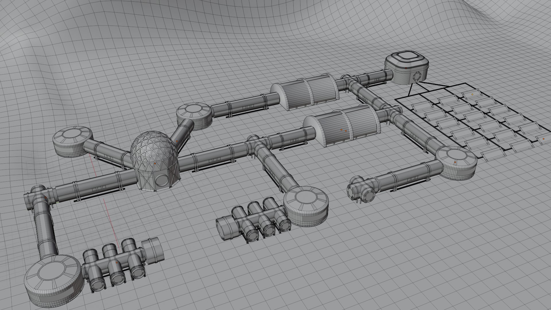 3D Mars City Model - TurboSquid 1924079