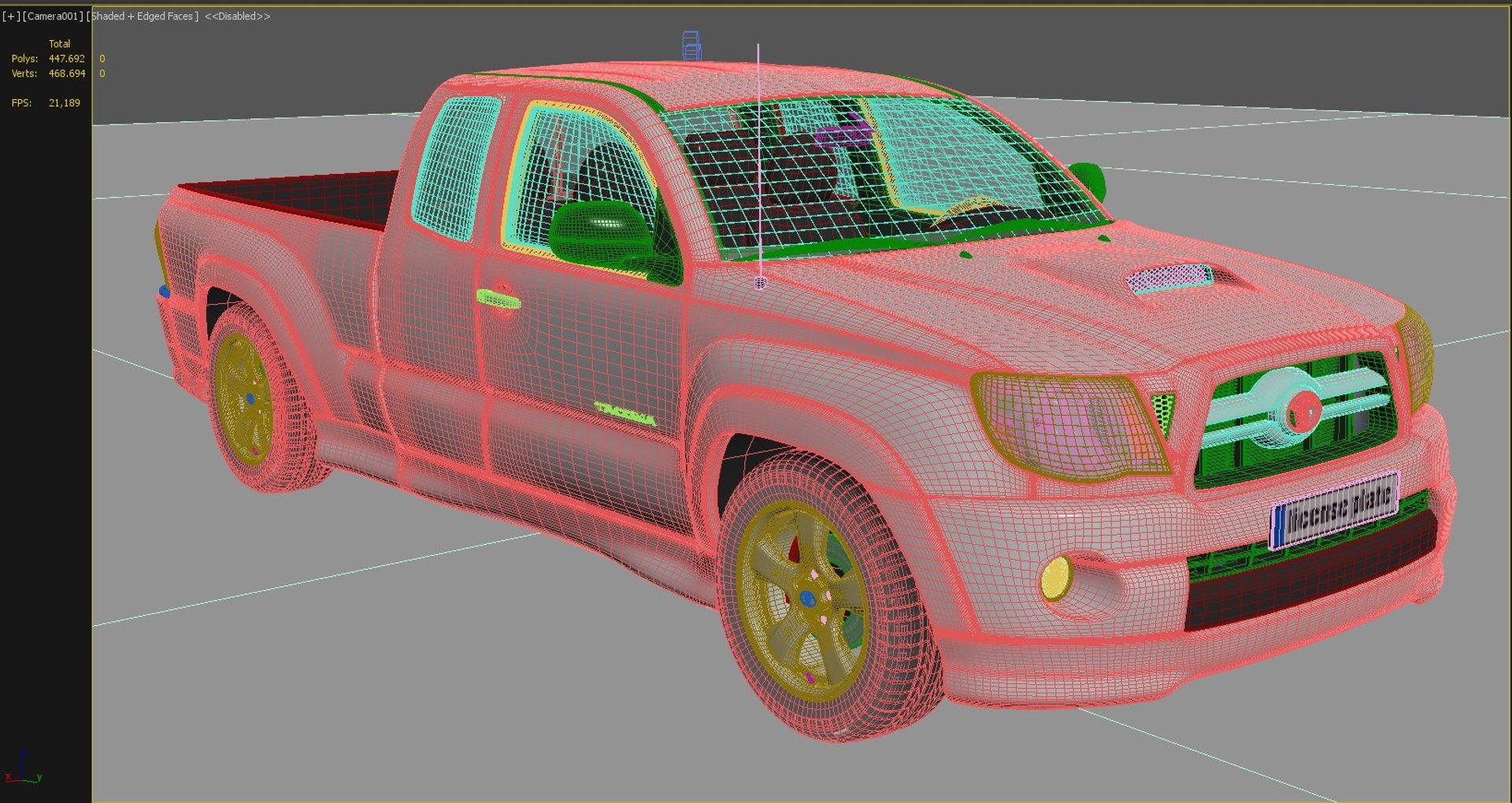 Toyota Tacoma X Runner 3D Model - TurboSquid 1951931
