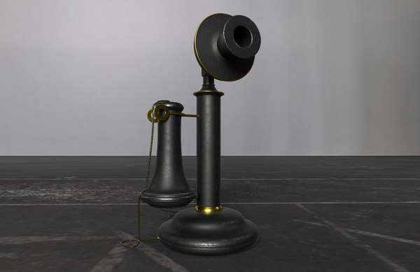 Candlestick Phone 3D Models for Download | TurboSquid