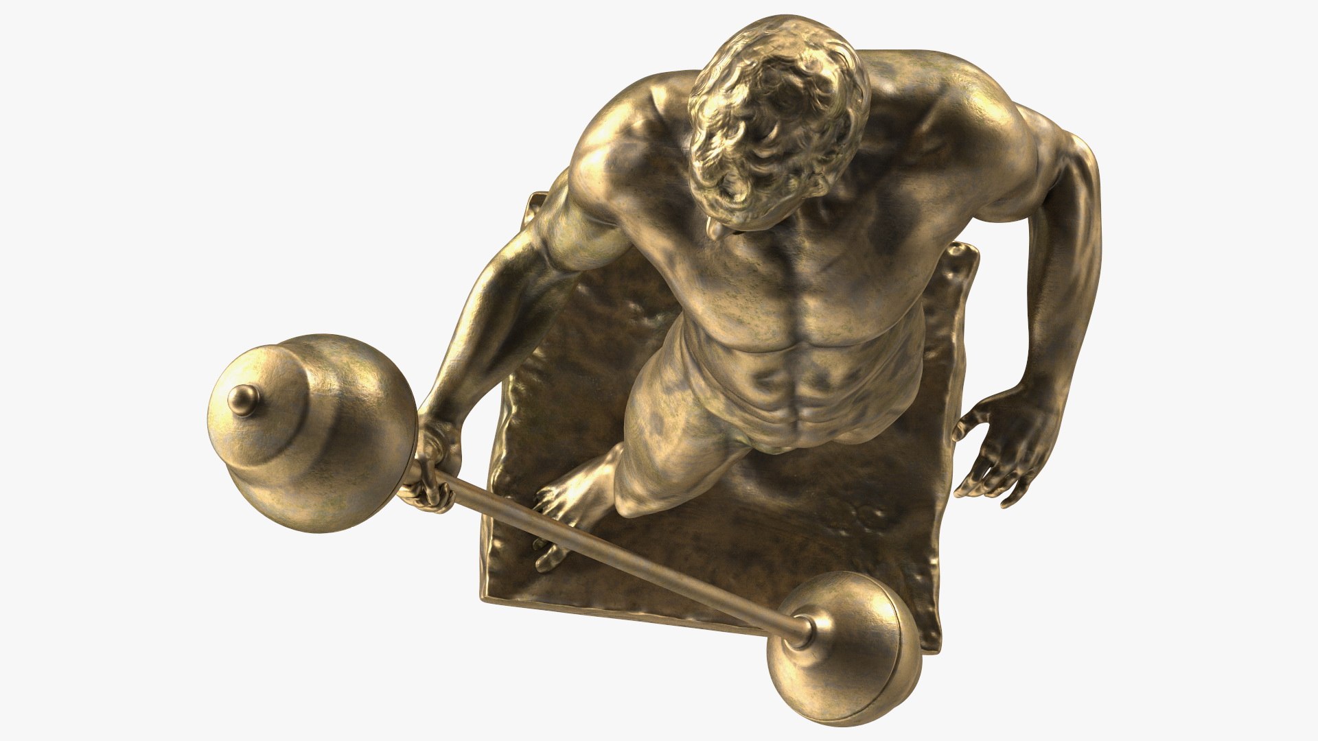 Sandow Statue Mr Olympia Bronze 3D Model - TurboSquid 1831685