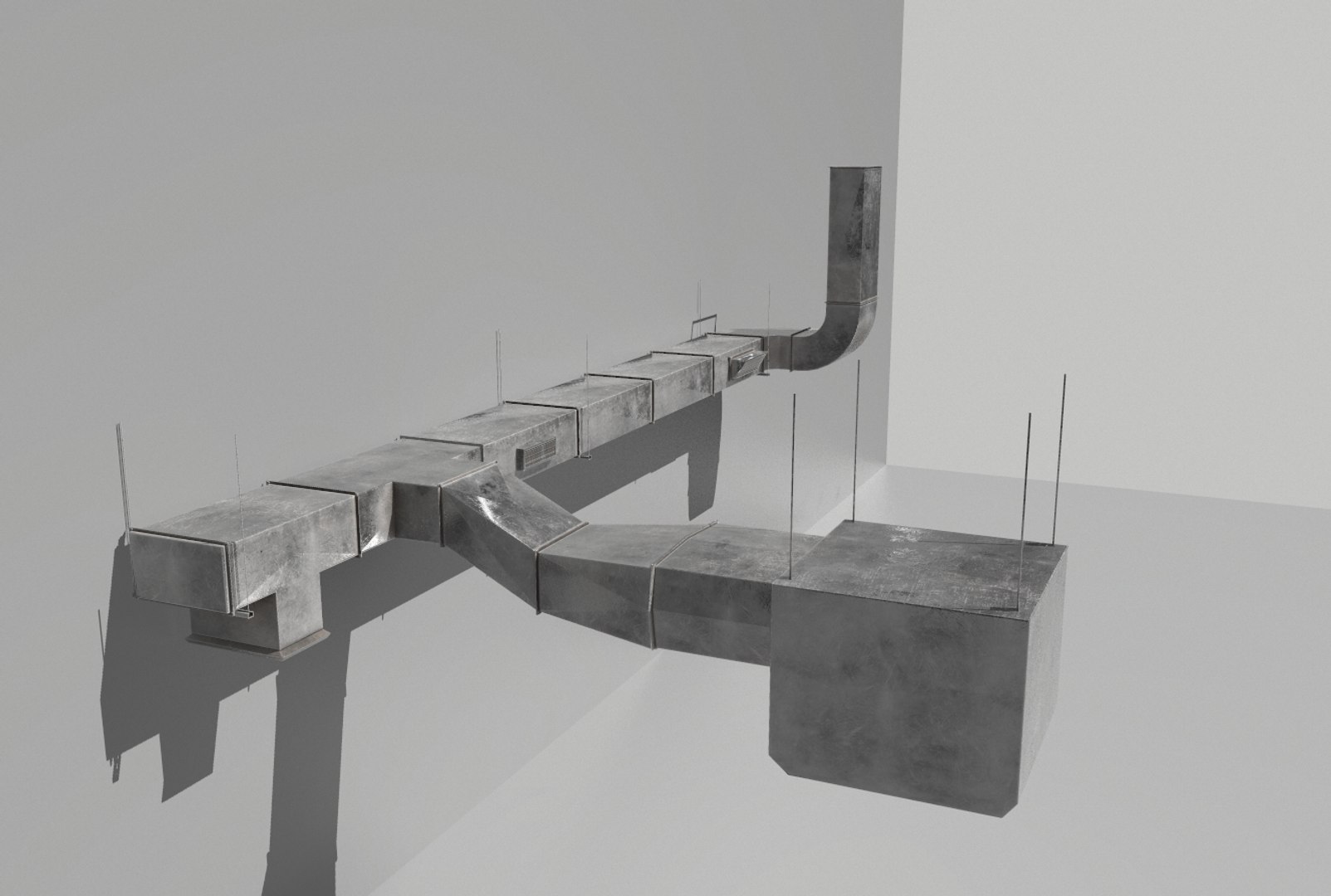 Modular Ventilation 3D Model - TurboSquid 1500146