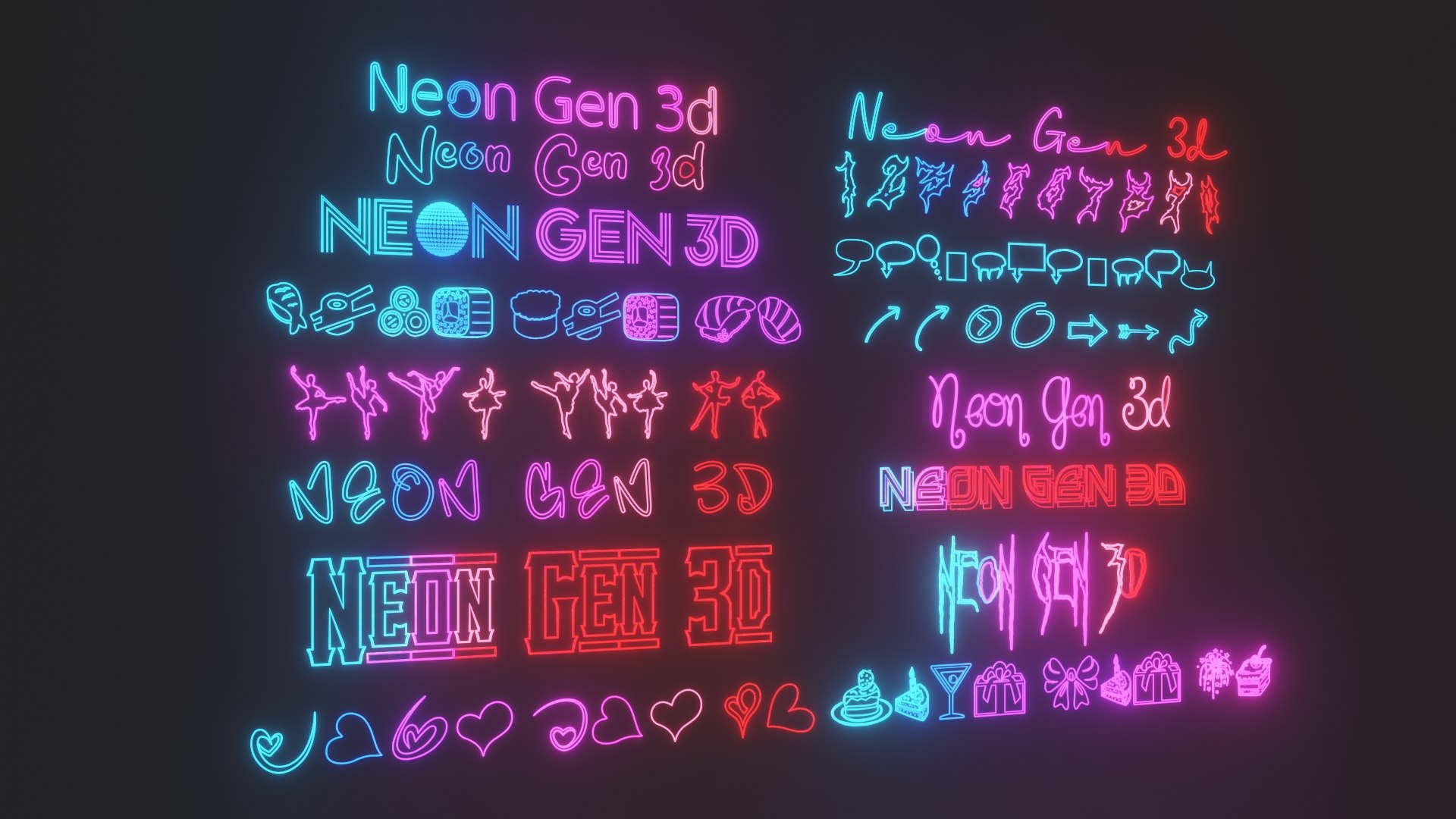 3D Neon Gen 3D Model - TurboSquid 2140970