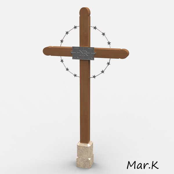 cross crucifix 3d 3ds