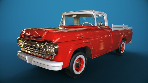 Ford F-100 3D Models for Download | TurboSquid