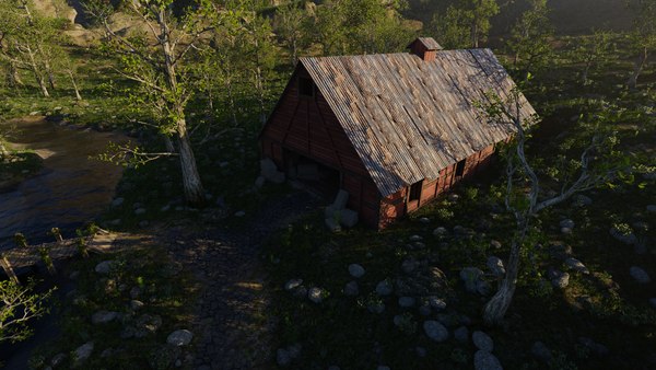 modelo 3d Escena del camino medieval - TurboSquid 1915616