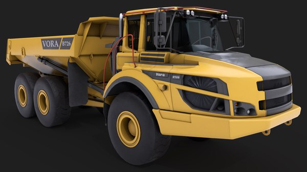 굴절식 광산 트럭 04 모든 PBR Unity UE 텍스처 3D 모델 - TurboSquid 2146436