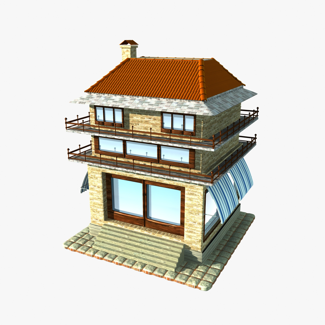 Cartoon Building Max