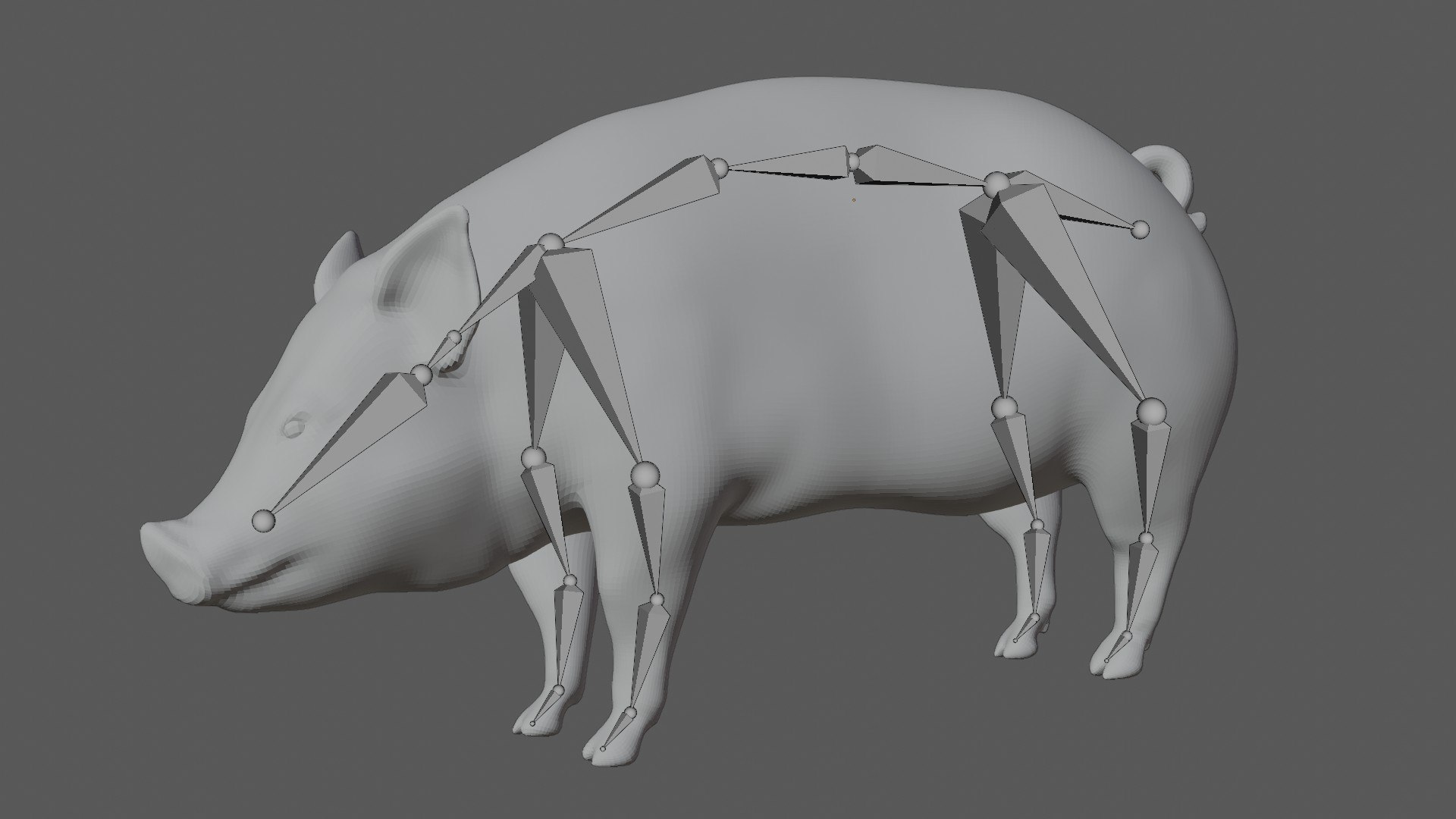 Fully Rigged Low Poly Farm Pig 3D Model - TurboSquid 1757870