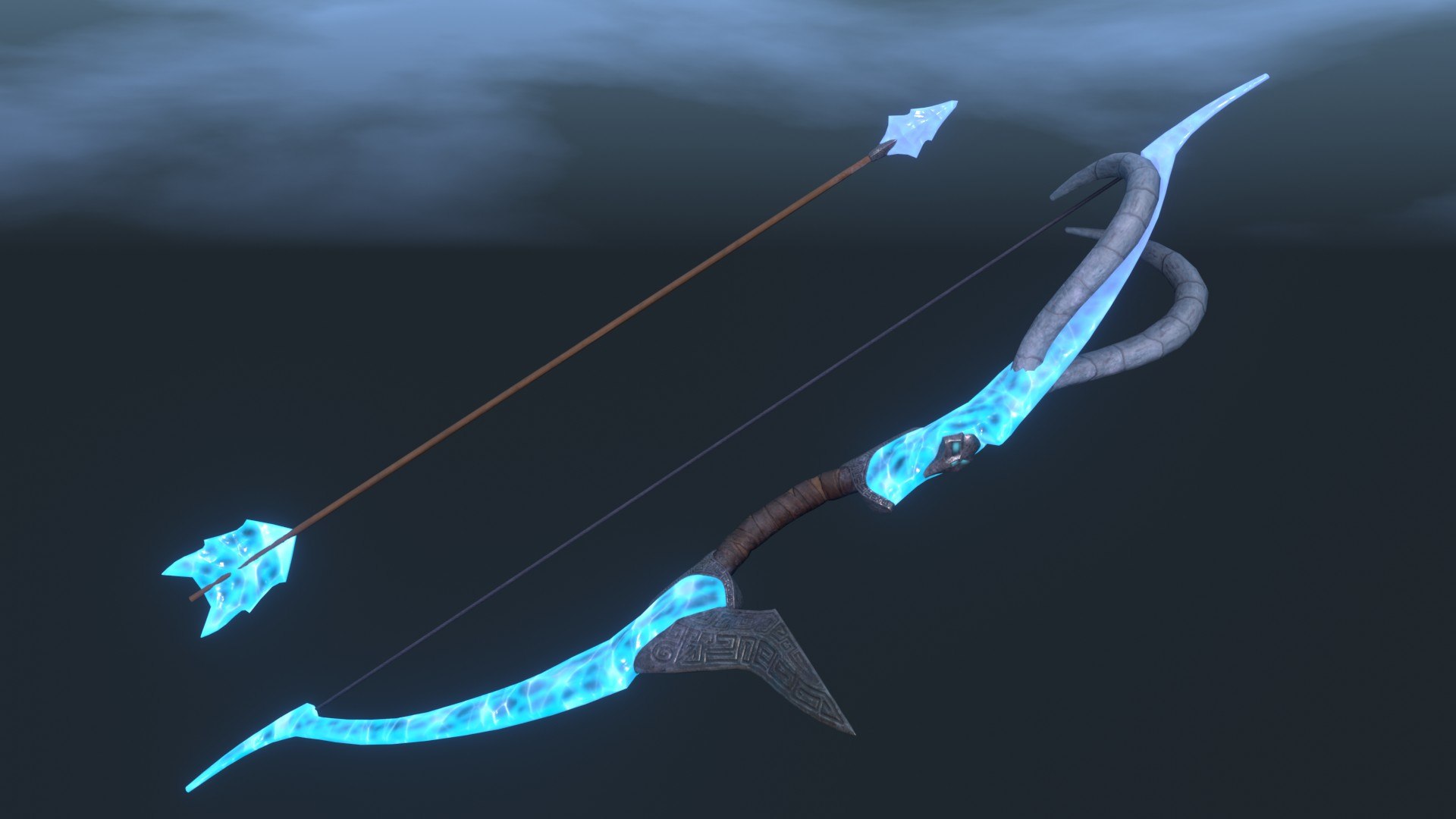 Fantasy Ice Weapon Set 3D - TurboSquid 1940168
