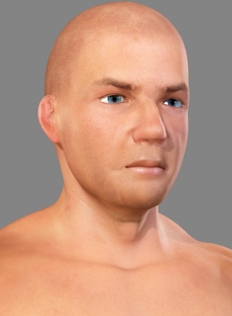 Maya Realistic Male Body