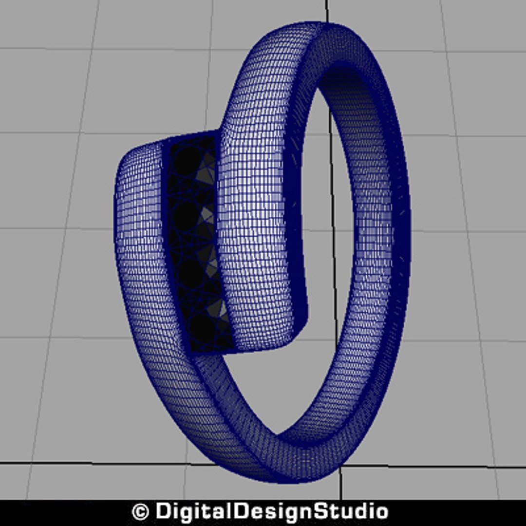 ring diamond 153 3d obj
