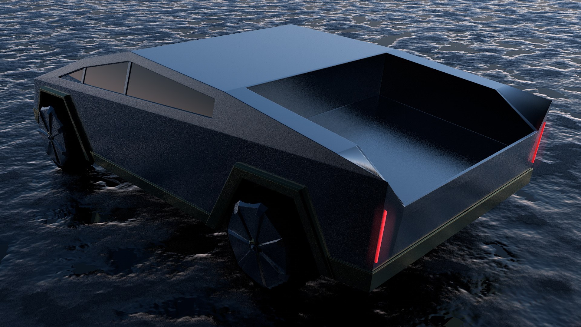 Tesla Cybertruck Cyber 3D Model - TurboSquid 1642538