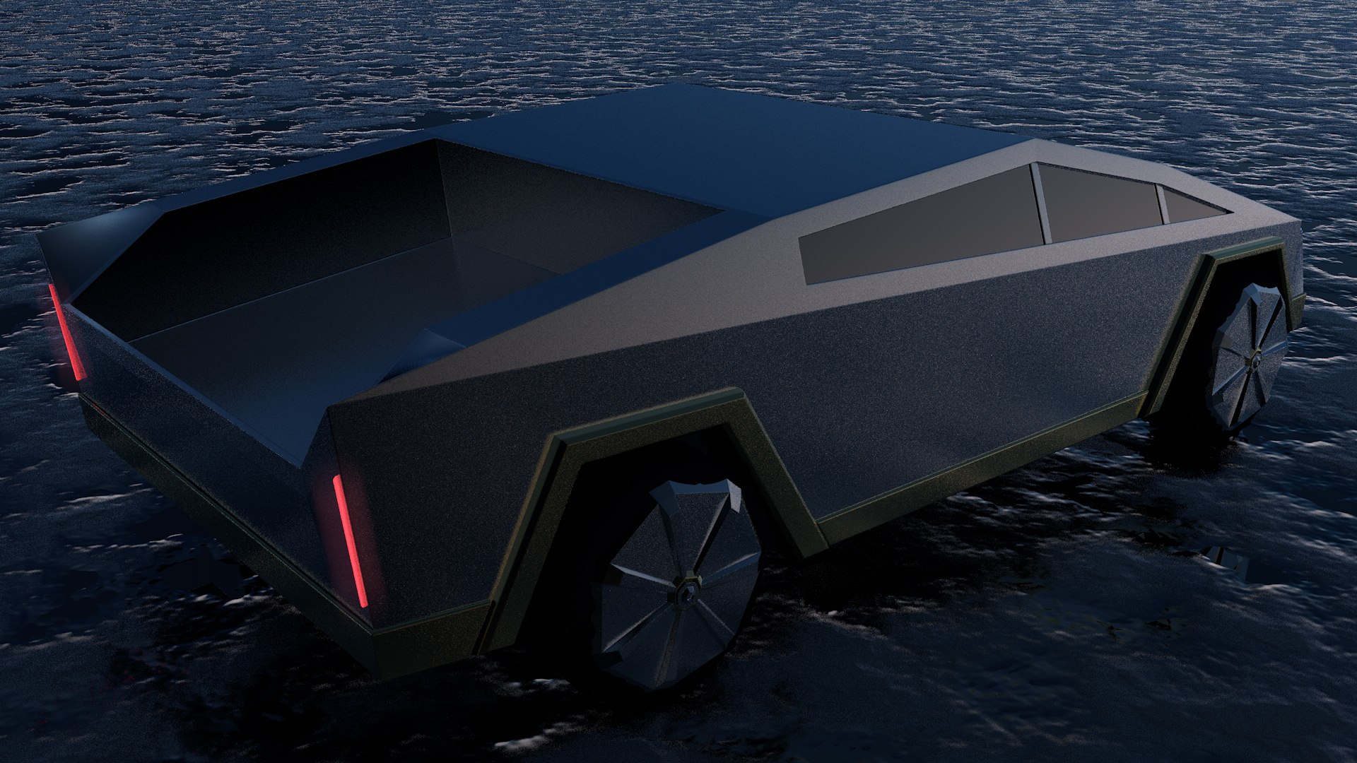 Tesla Cybertruck Cyber 3D Model - TurboSquid 1642538