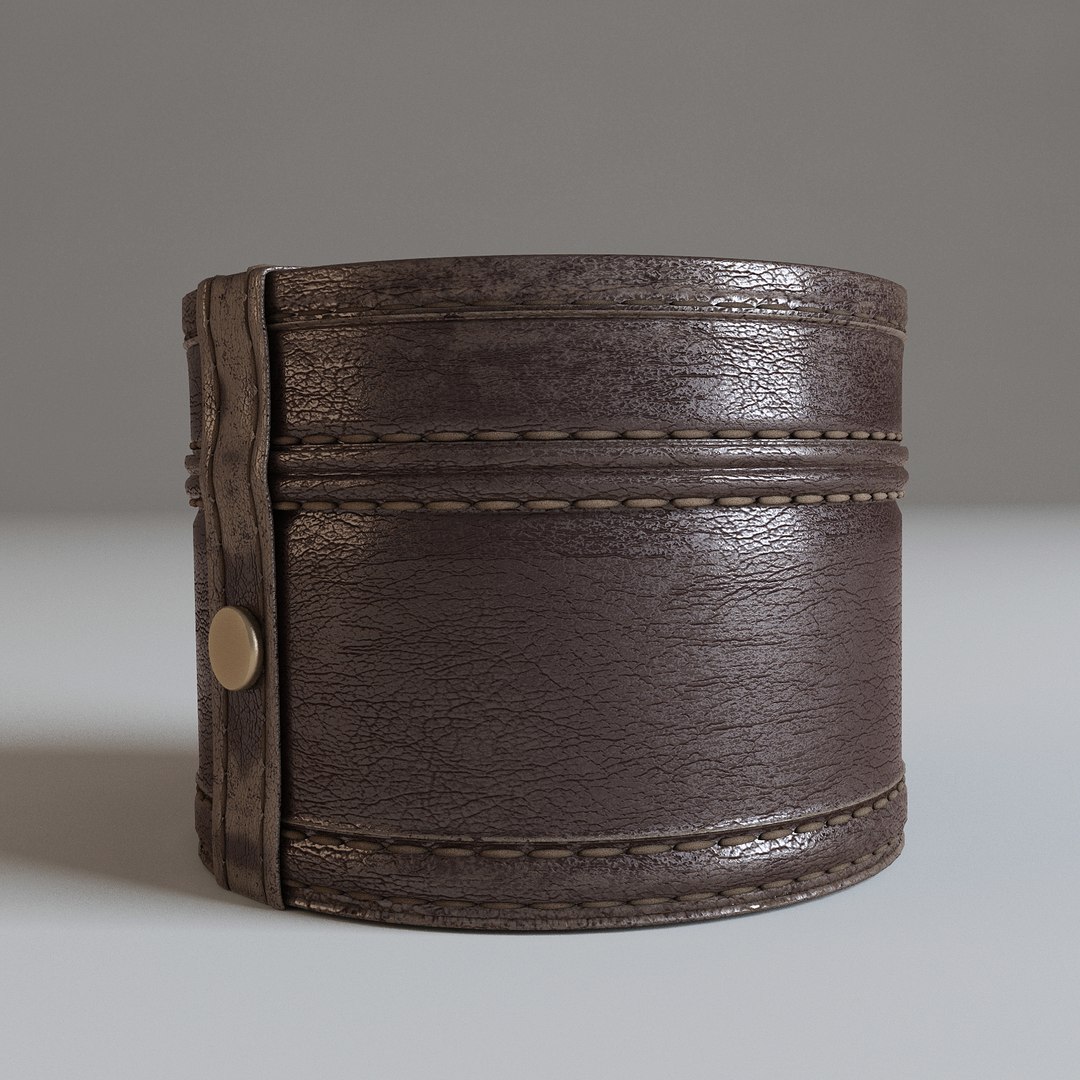 Leather Box 3d Max