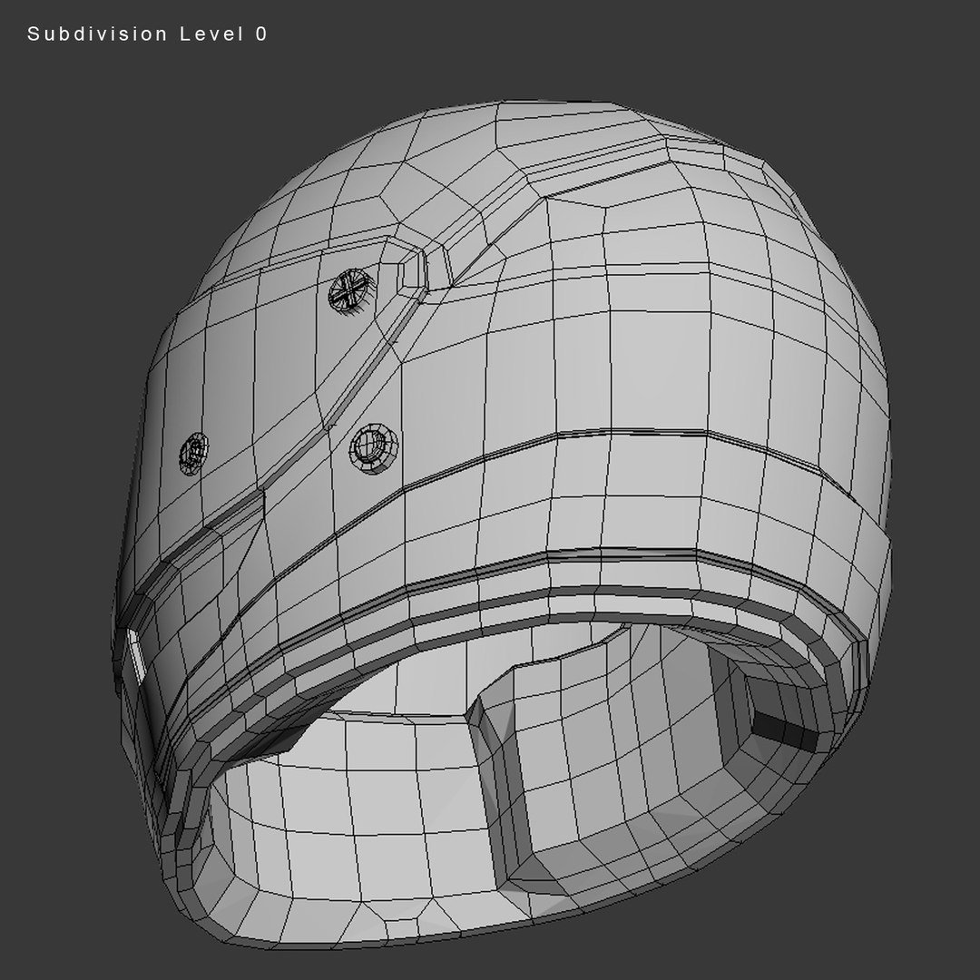 3d model of helmet general