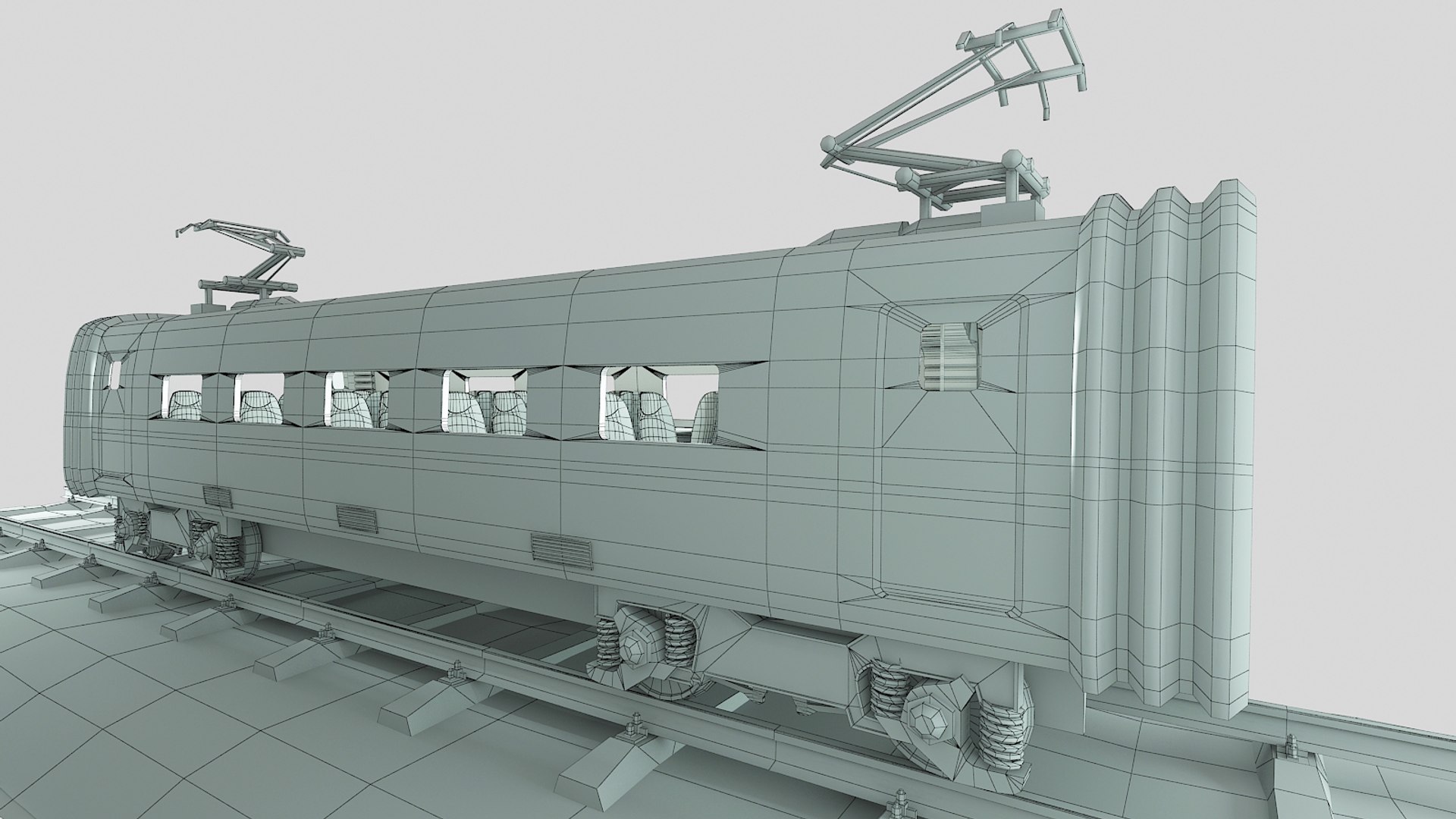 3D Train Interior Games - TurboSquid 1398003