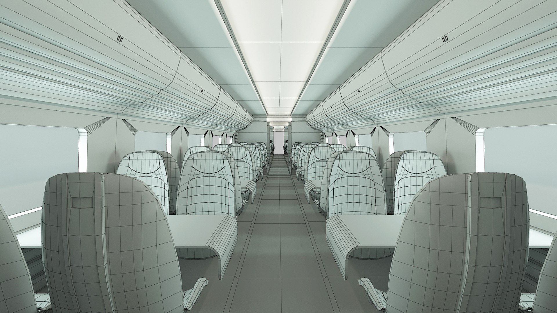 3D Train Interior Games - TurboSquid 1398003