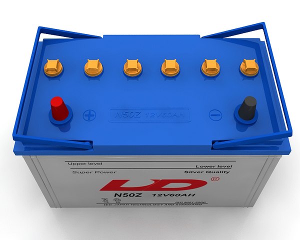 3d model car battery