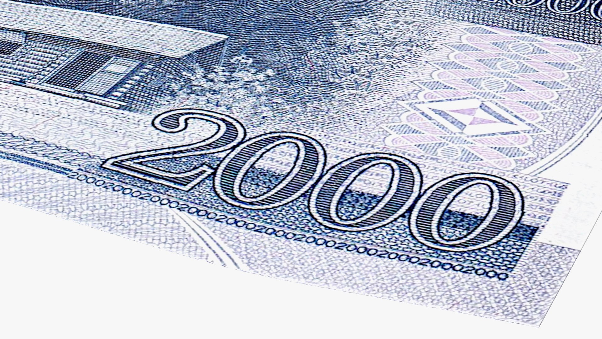 North Korea 2000 Won Banknote 3D Model - TurboSquid 1731693