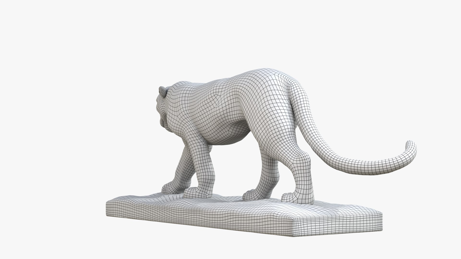 Leopard Sculpture model - TurboSquid 1911162