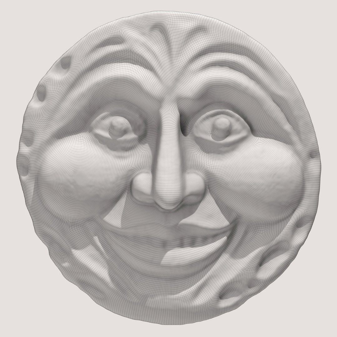 3D 6 Models Moon Faces Model - TurboSquid 2295416