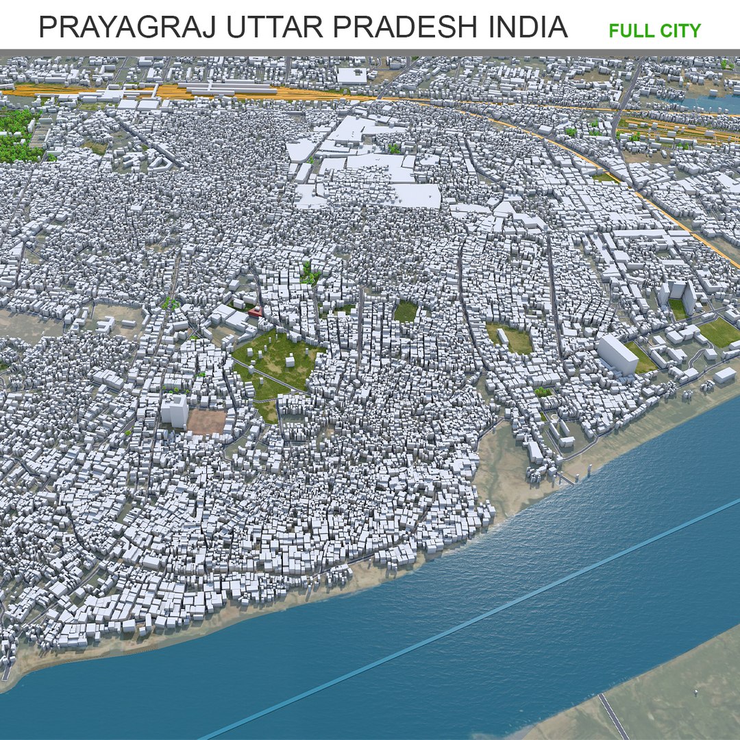 Prayagraj Uttar Pradesh India 3D Model - TurboSquid 2135130