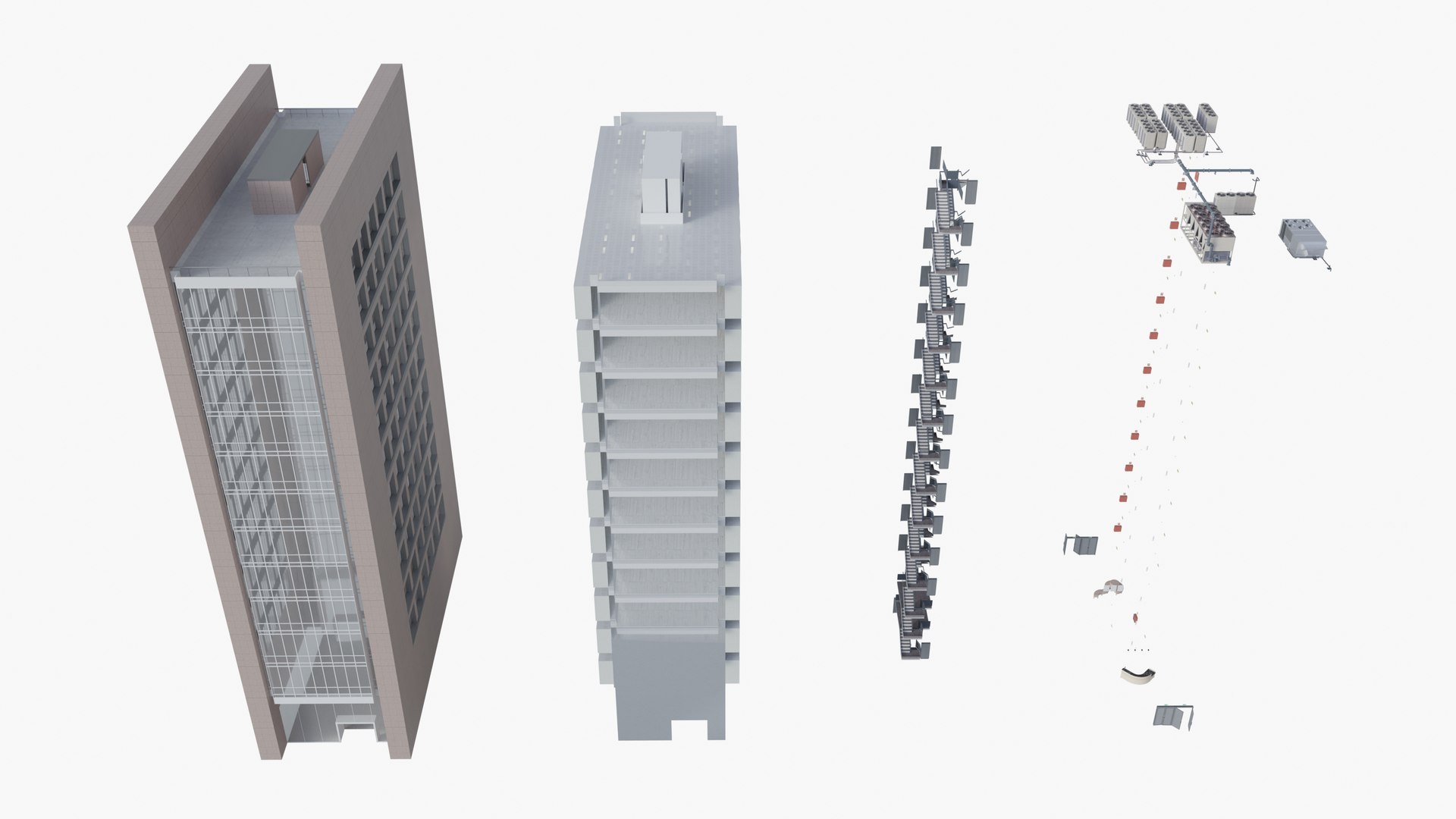3D Modular City - Building AS06 - TurboSquid 2090636