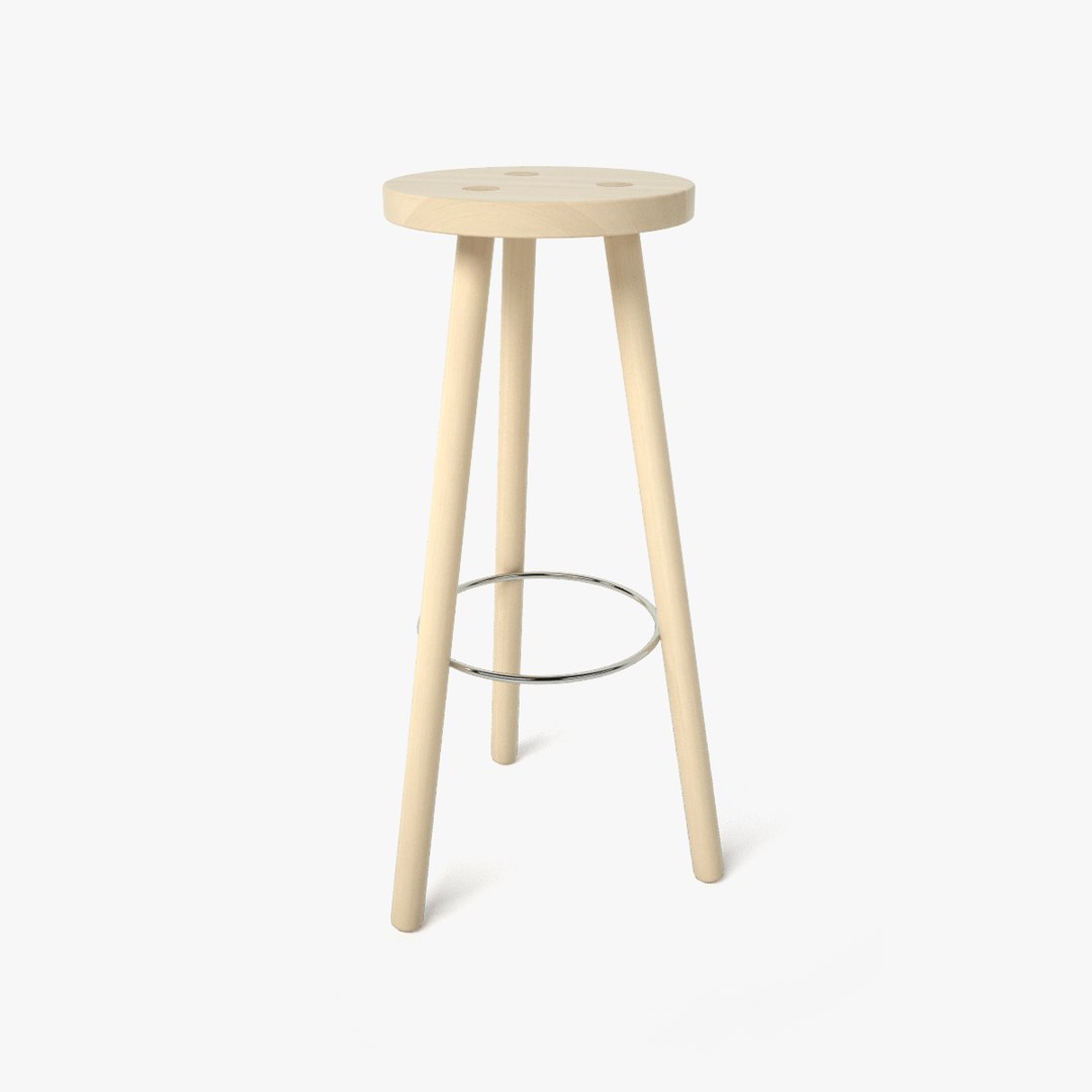 Wood Stool 3D model - TurboSquid 2031407