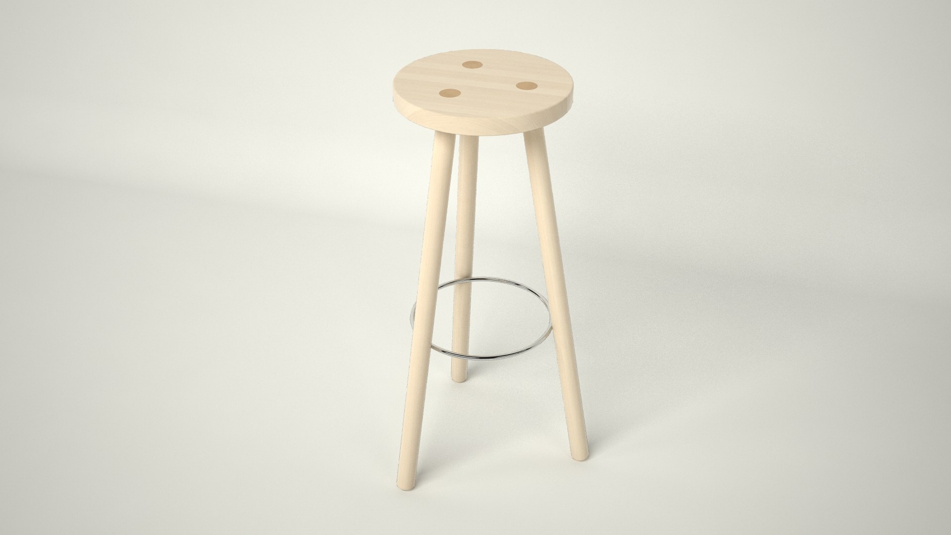 Wood Stool 3D model - TurboSquid 2031407