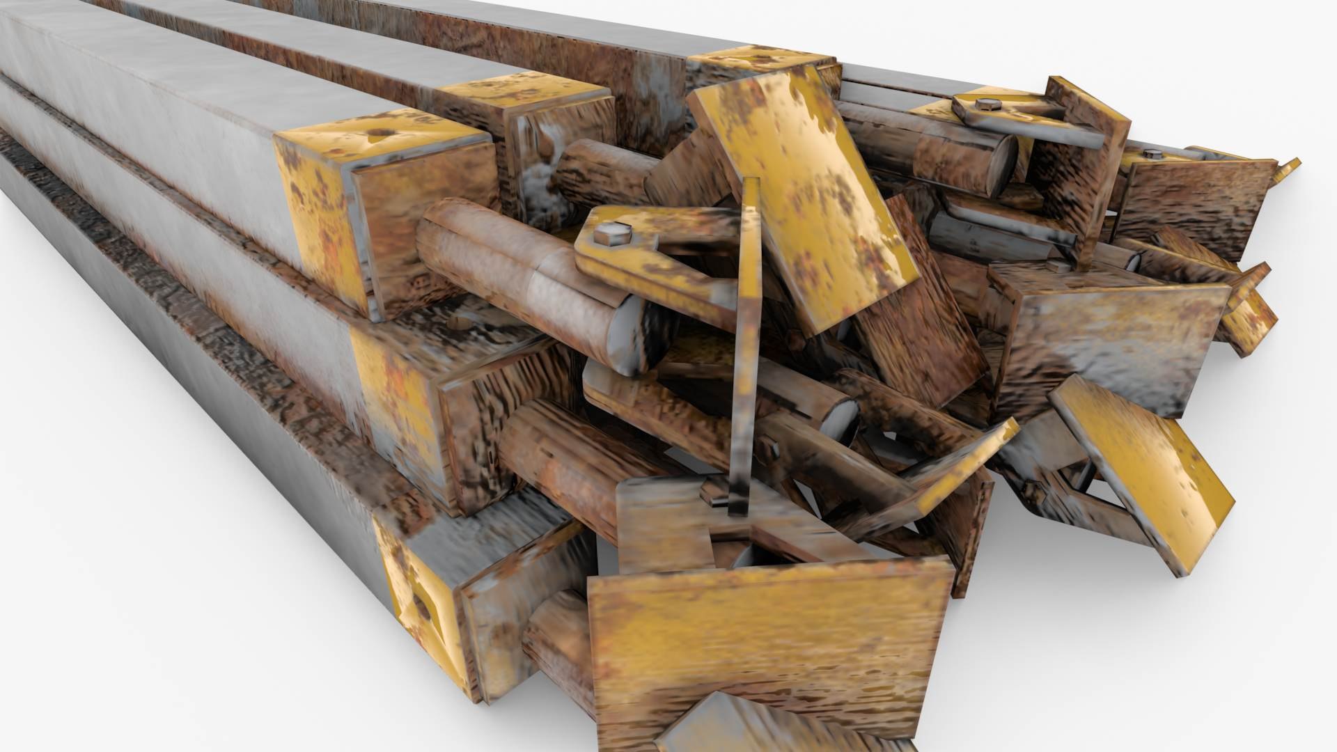 Scaffolding Props 3D Model - TurboSquid 1767347