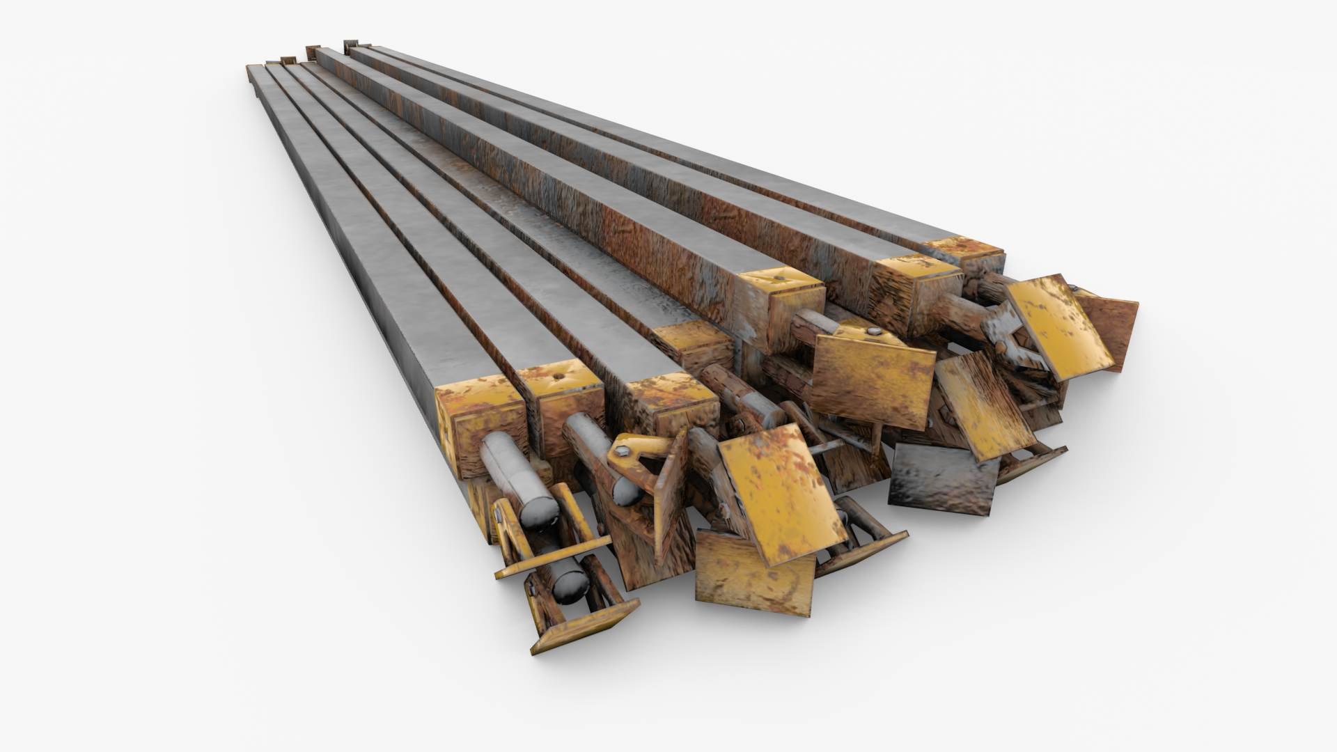 Scaffolding Props 3D Model - TurboSquid 1767347