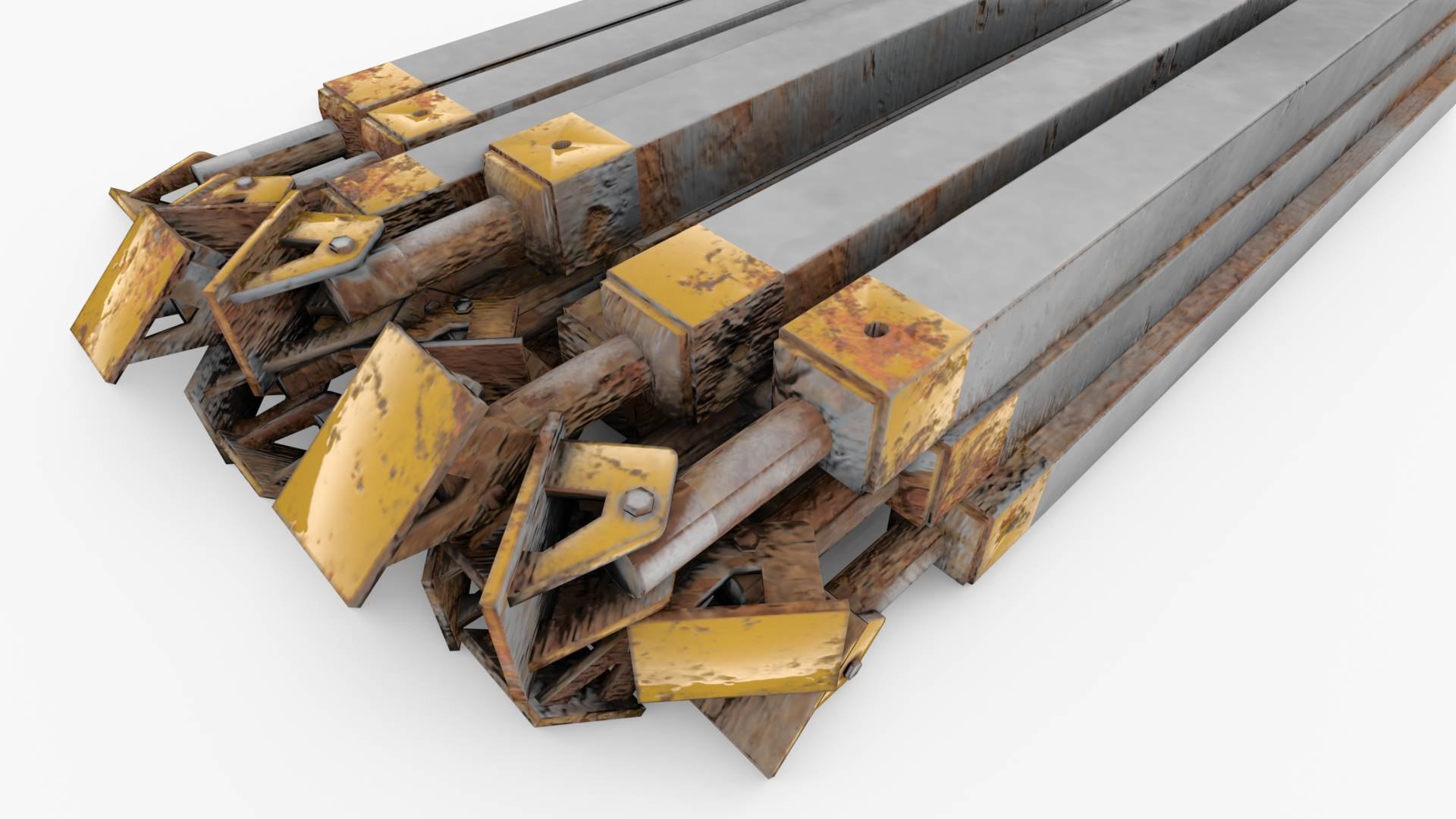 Scaffolding Props 3D Model - TurboSquid 1767347