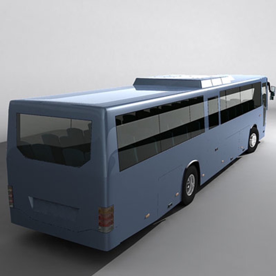 3d Model Of Generic Coach Intercity