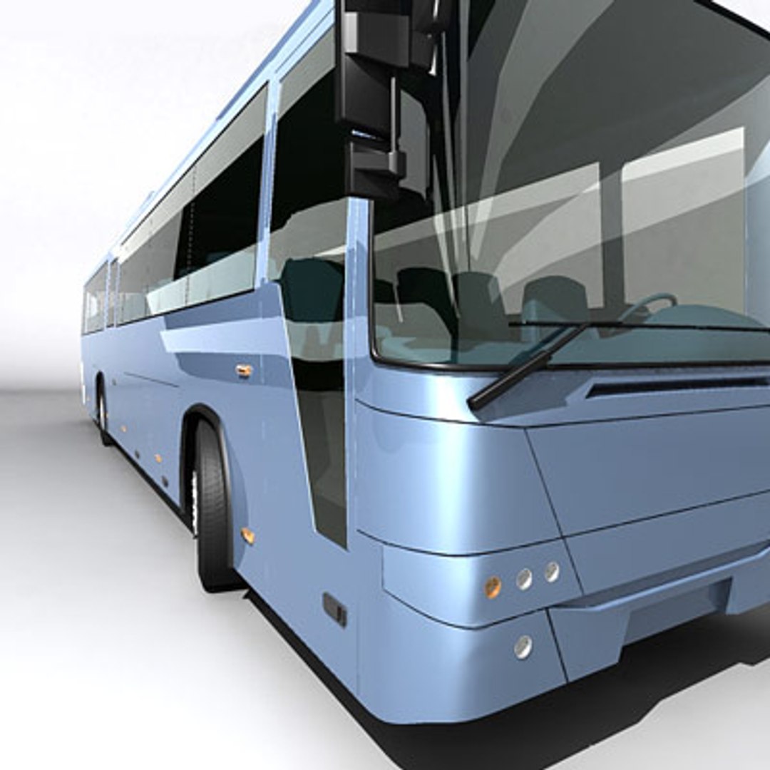 3d Model Of Generic Coach Intercity