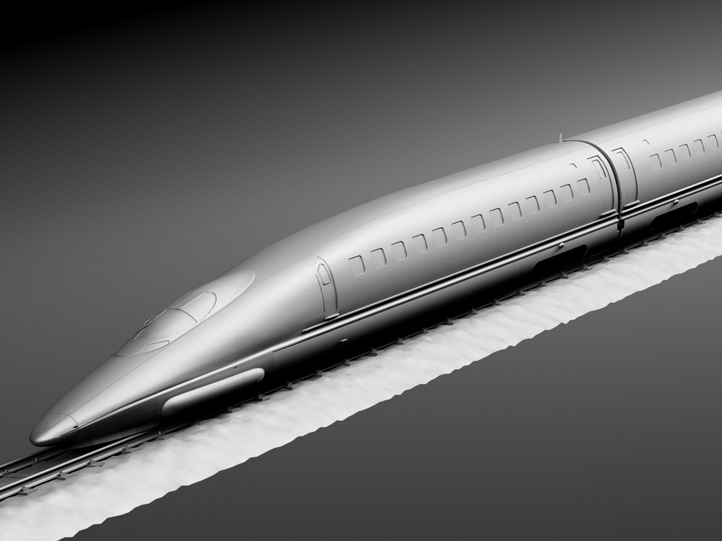 3d Model 2014 Speed Shinkansen