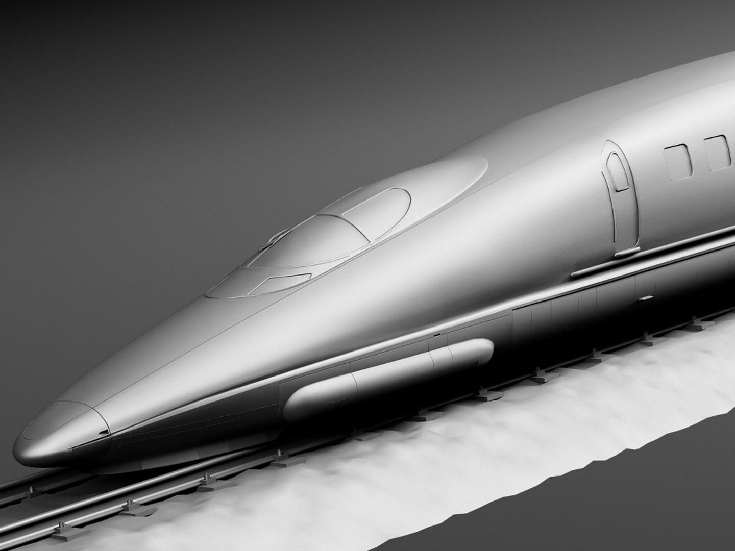 3d Model 2014 Speed Shinkansen