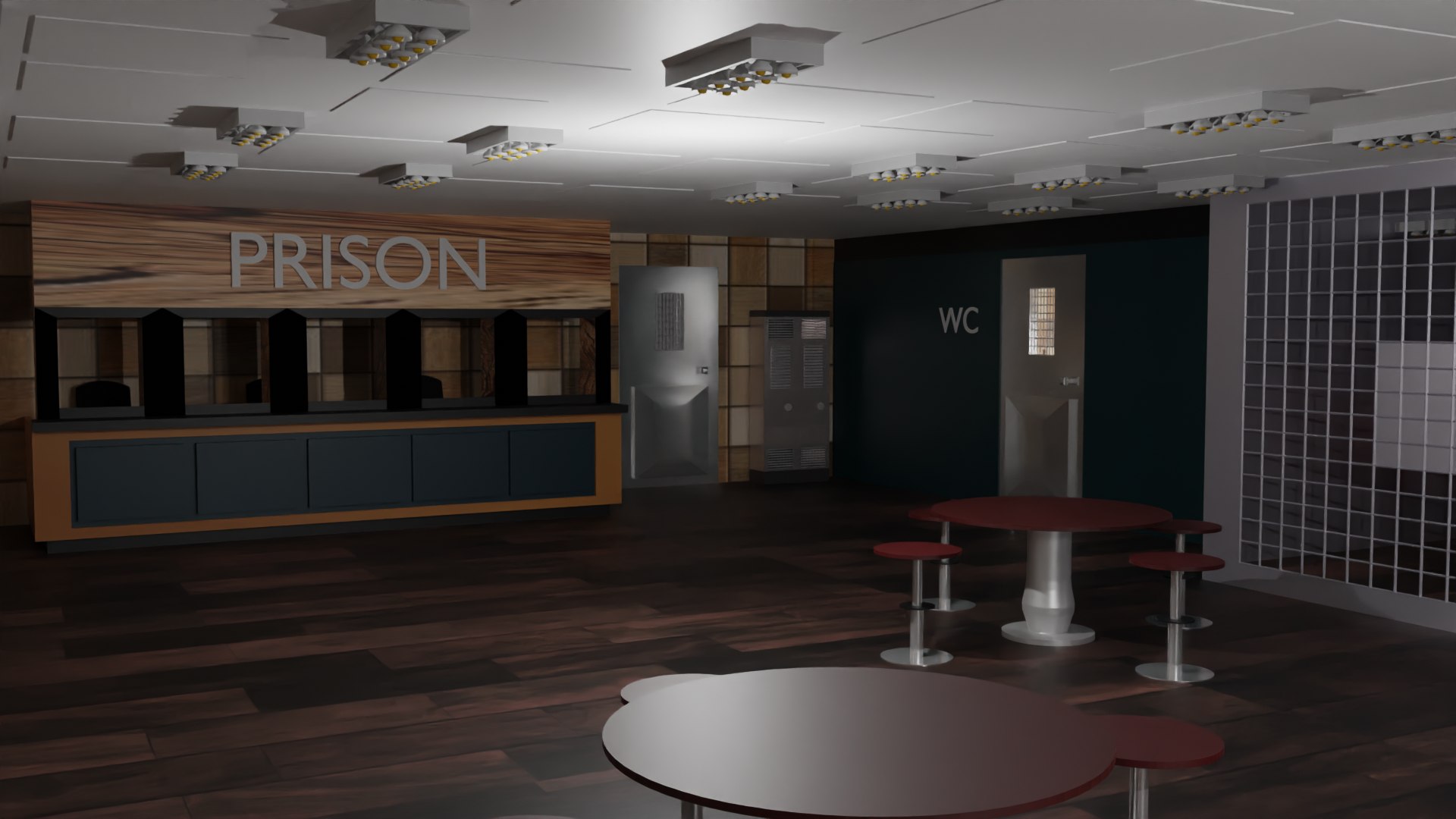 Prison Interior 3D Model - TurboSquid 2178912