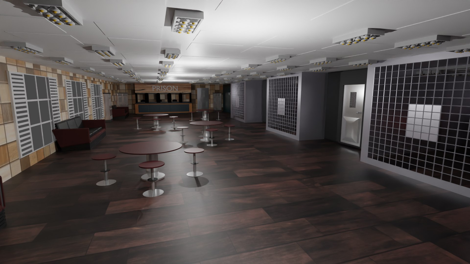 Prison Interior 3D Model - TurboSquid 2178912