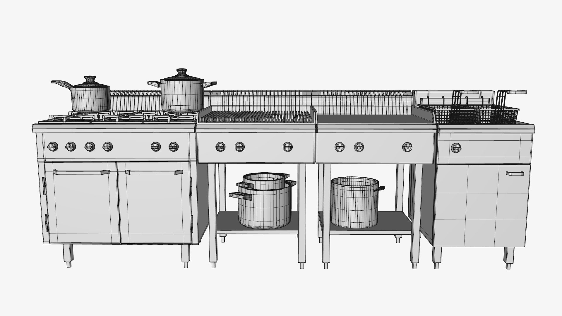 Kitchen Appliance Model - TurboSquid 1463965
