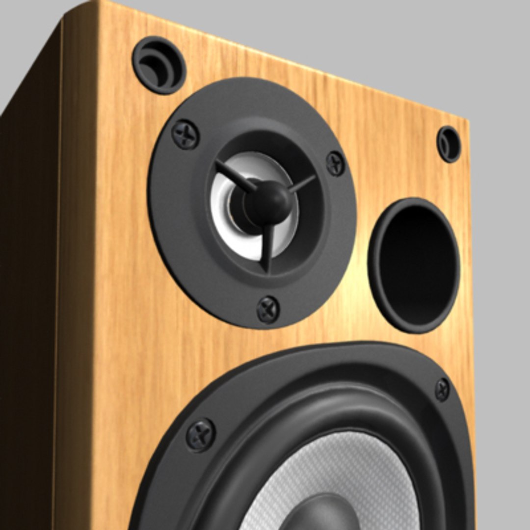 loudspeaker 3d max