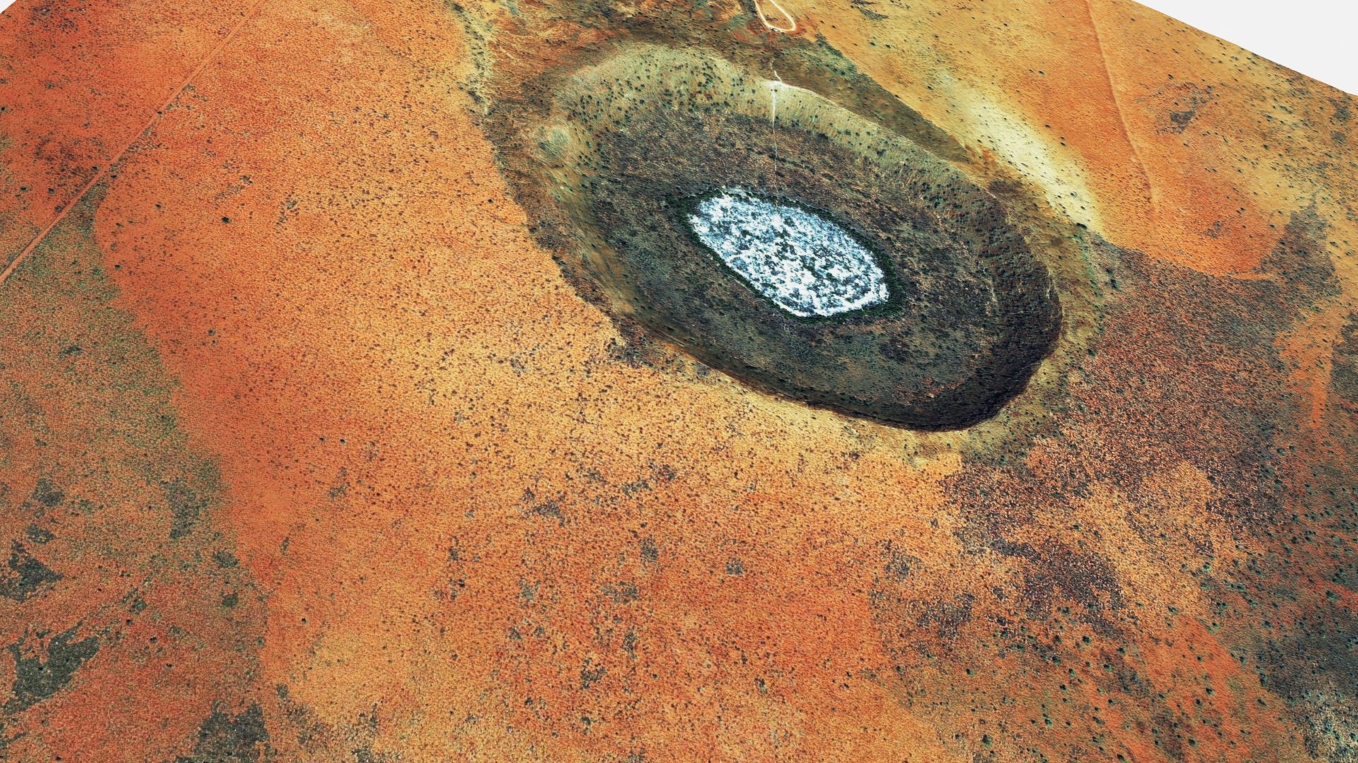 3D Realistic Wolfe Creek Meteor Crater - TurboSquid 1431952