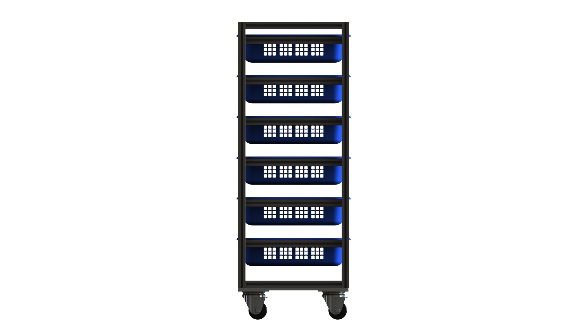 3D Aluminium Profile Storage Rack - TurboSquid 2176145