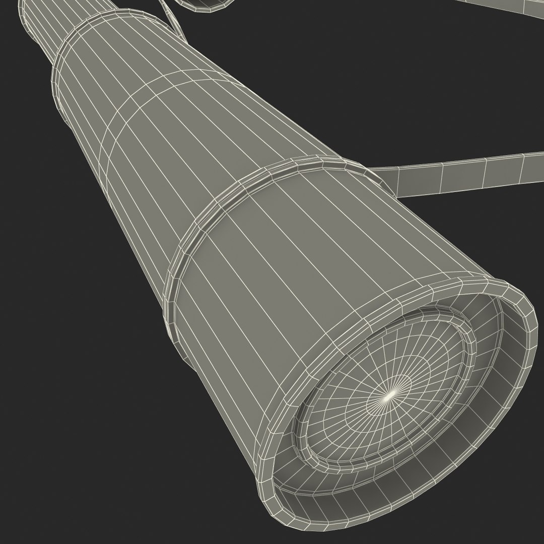 3d Model Old Telescope