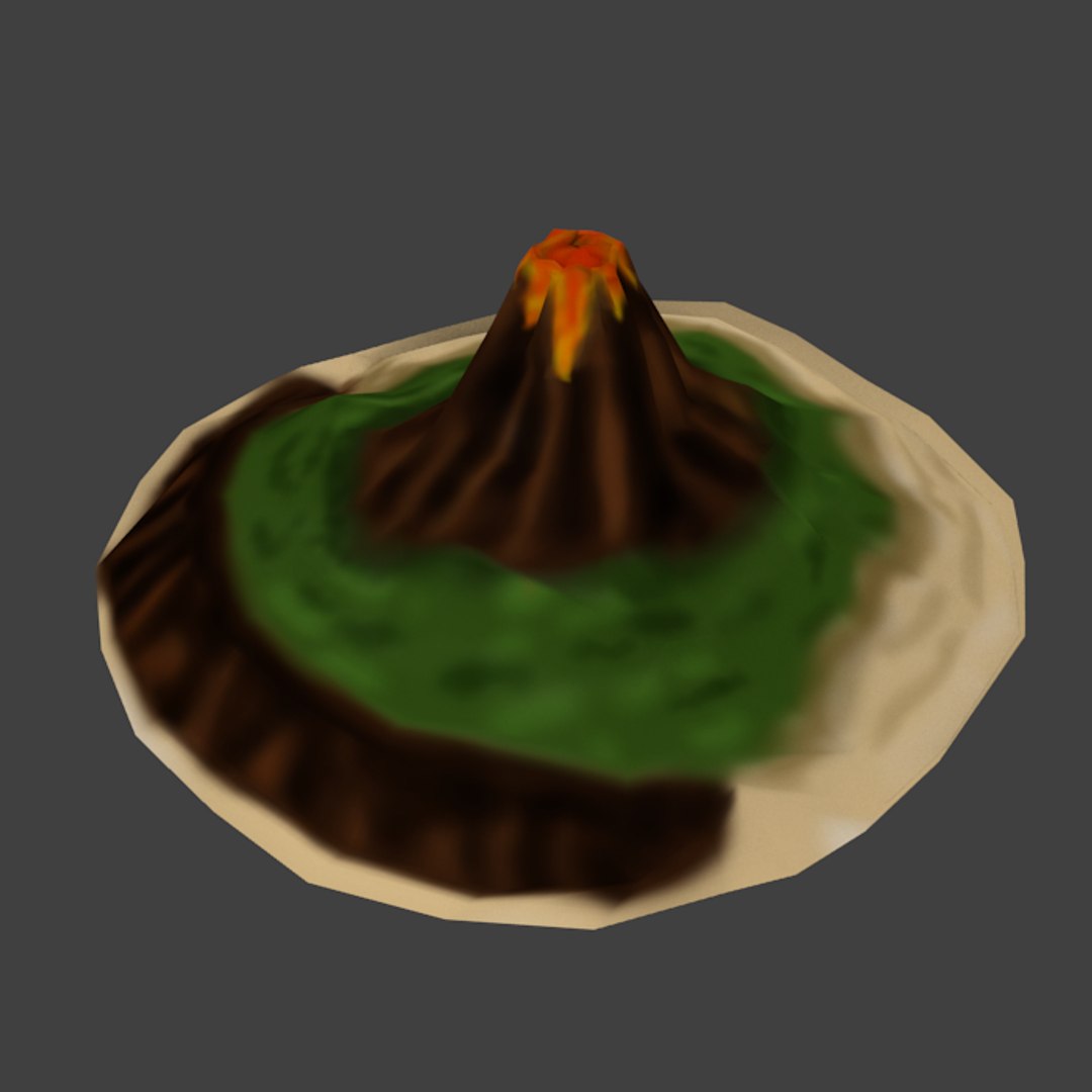 Volcano Island 3d 3ds