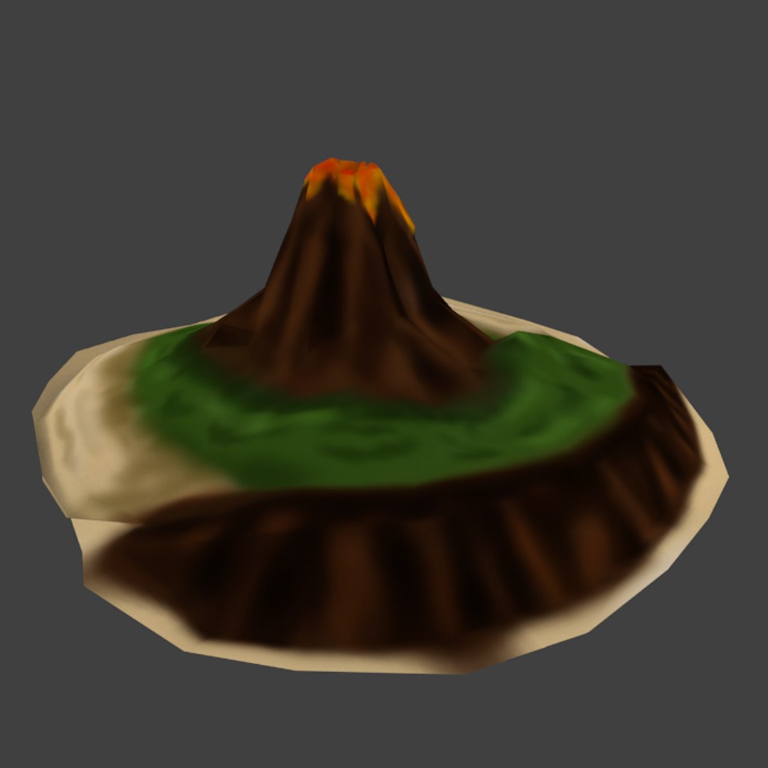 Volcano Island 3d 3ds